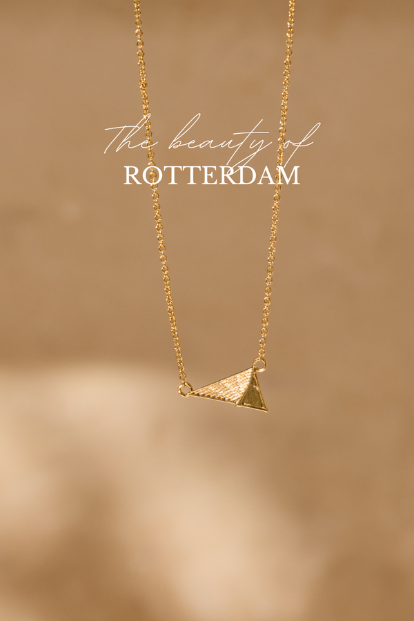 Rotterdam Erasmus Ketting Verguld | Dutch Design Riverstones